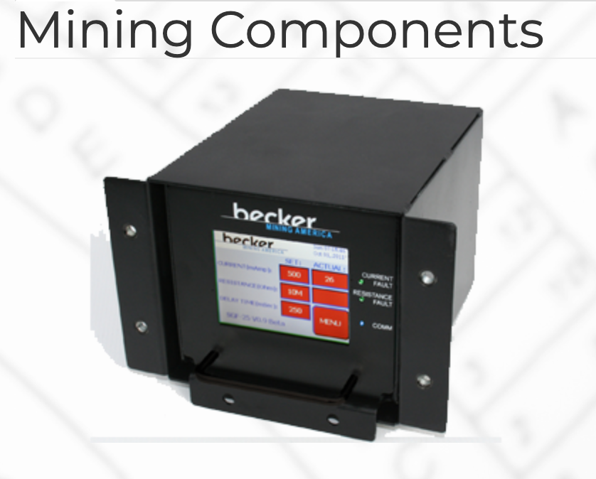 A List of The Different Mining Components Becker SMC Offers | Becker Mining SMC